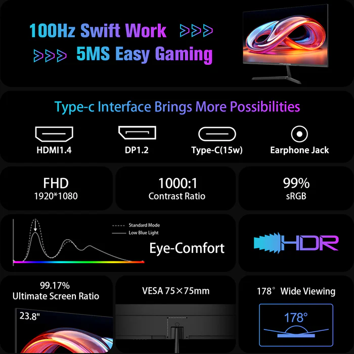 MINIFIRE MF24X3 24” MONITOR , Gamma Computers